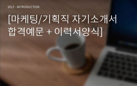 대기업 마케팅기획직 자기소개서 합격자 샘플 이력서양식 취업센터 첨삭 마케터 합격자소서마케팅 지원동기 자기소개서예시 자기소개서