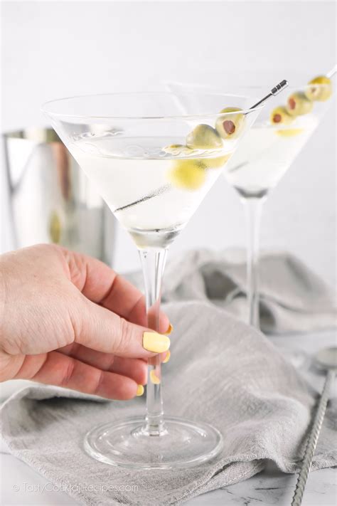 Classic Gin Martini Recipe Tasty Cocktail Recipes