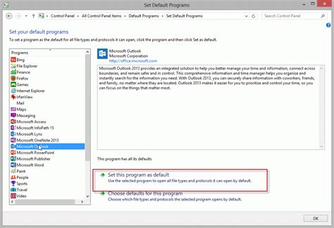 Outlook Is Not Recognized As The Default Email Client