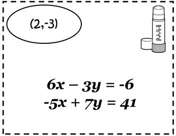 Solving Systems Of Equations Activity Algebra 2 Activities PreCalc Activities