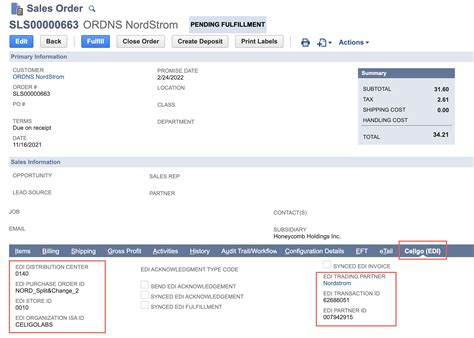 Sync Orderful Purchase Order 850 To Netsuite Sales Order Celigo Help Center
