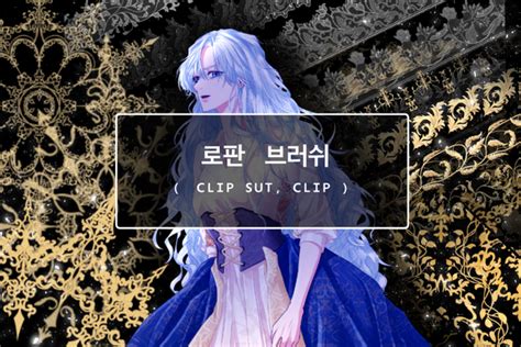 다양하게 사용이 가능한 로판 브러쉬 프레임 패턴헤일로 픽셀플러스