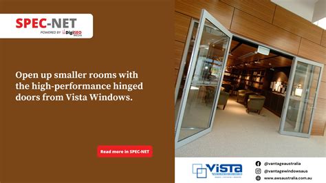 High Performance Hinged Door By Vista Windows