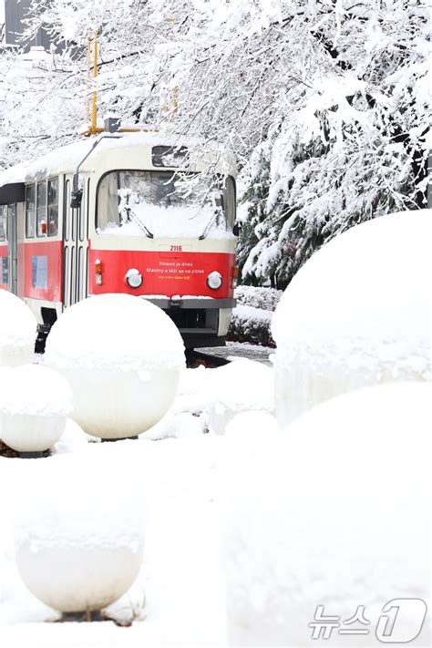 첫 눈 내린 화랑대 철도공원 뉴스1