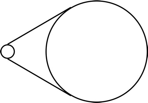 Tikz Pgf How Can I Draw A Tangent Ending Smoothly In A Circle Tex