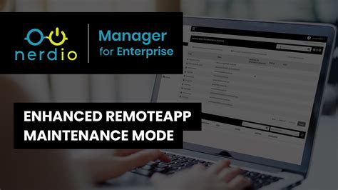 Enhanced Remoteapp Maintenance Mode In Nerdio Manager For Enterprise