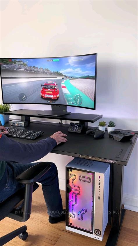 The Secretlab Magnus Pro Gaming Desk Ultimate Wireless Desk Setup Computer Desk Setup