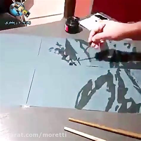 هنرنمایی بی نظیر در نقاشی چهره حاج قاسم سلیمانی