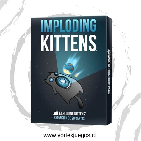 Exploding Kittens Imploding Kittens ExpansiÓn Vortex Juegos