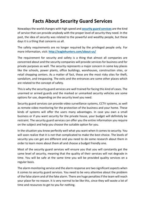 Ppt Security Guard Services Powerpoint Presentation Free Download Id 12338412