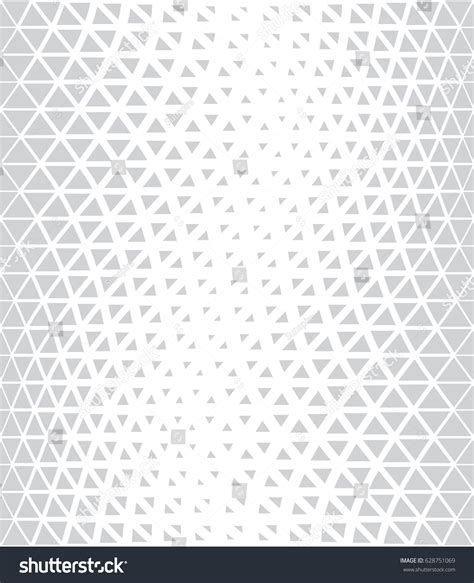 Geometric Halftone Gradient Triangle Seamless Vector Stock Vector 628751069 Shutterstock