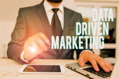 Handwriting Text Writing Data Driven Marketing Concept Meaning Strategy Built On Insights