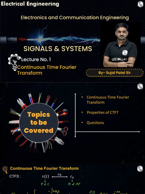 Continuous Time Fourier Transform 01 Class Notes Pdf