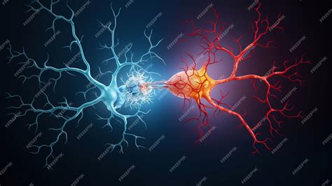 Premium Ai Image Neuron Complex Connection Neural Net Research Of Nerve Network Human Mind