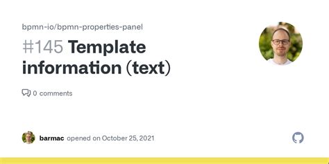 Template Information Text Issue Bpmn Io Bpmn Properties Panel GitHub