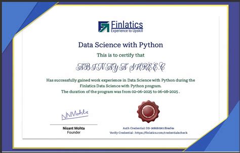 Datascience Python Machinelearning Learningjourney Finlatics