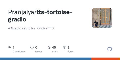 Github Pranjalyatts Tortoise Gradio A Gradio Setup For Tts Tortoise