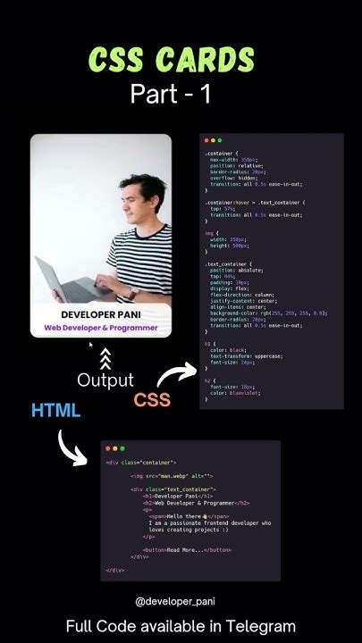 Css Cards Part 1 💥😍 Coding Css Cards Webdevelopment Frontend