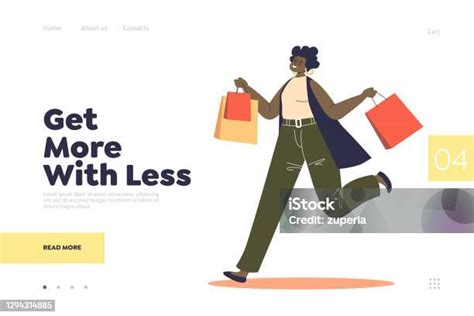 판매 및 할인 가격에 구입 하는 쇼핑 백을 개최 여자와 방문 페이지의 적은 개념을 지불 쇼핑광에 대한 스톡 벡터 아트 및 기타 이미지 쇼핑광 가방 개념 Istock