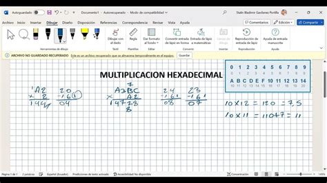 Multiplicacion Hexadecimal Youtube Multiplicacion Hexadecimal Youtube