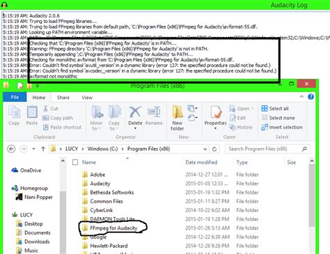 audacity not recognizing aup windows audacity forum