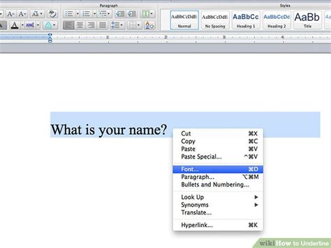 How To Underline Text Or Spaces Keyboard Shortcuts Styles