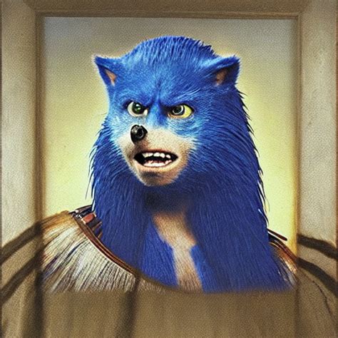 cjwbw sd textual inversion ugly sonic run with an api on replicate