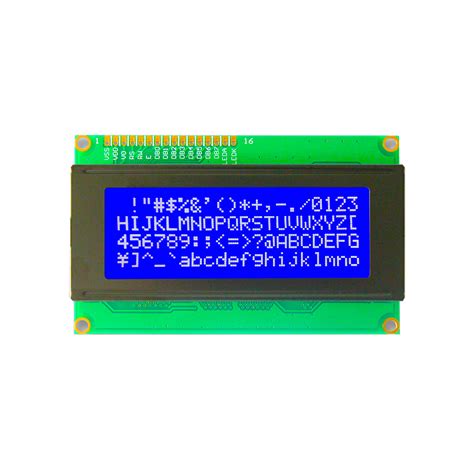 X STN Negative Blue Character LCD Display Module