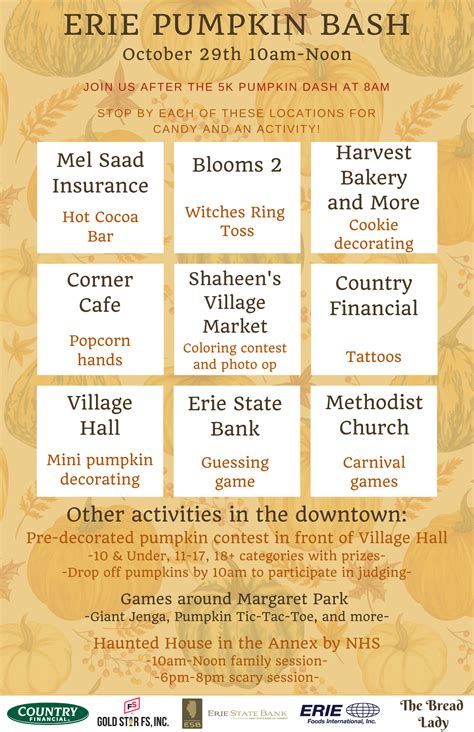 Get Ready For The Erie Pumpkin Dash And Bash