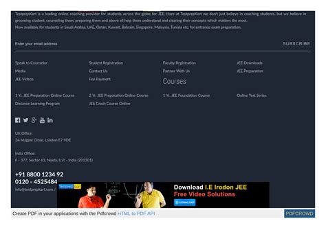 Ppt Jee Architecture Syllabus Testprepkart Powerpoint Presentation