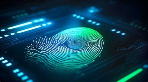 Biometric Security In Healthcare Premium Ai Generated Image