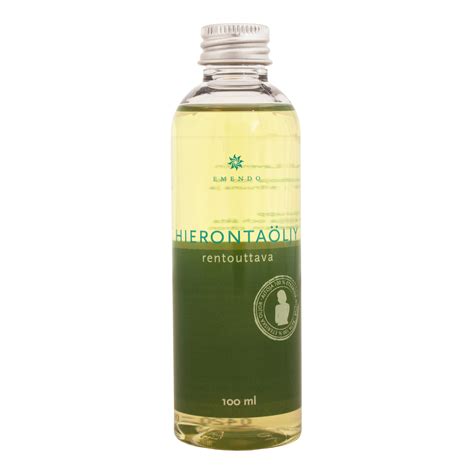 Relaxing Massage Oil Aurora Shop Lapland Nordic Design From
