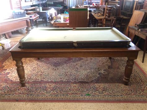 6ft Antique Rollover Snooker Dining Table Geo Edwardst B761 Sold