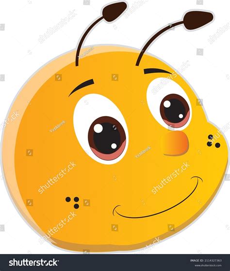 Pretty Little Bee Head Vector Stock Vector Royalty Free 2114327363