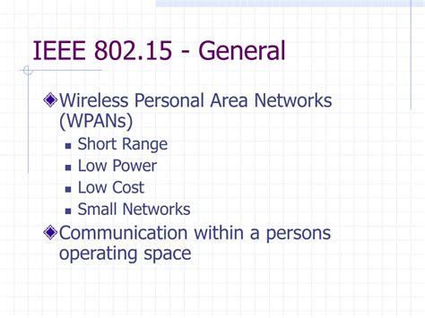 Ppt Ieee 802 15 Powerpoint Presentation Free Download Id 360118