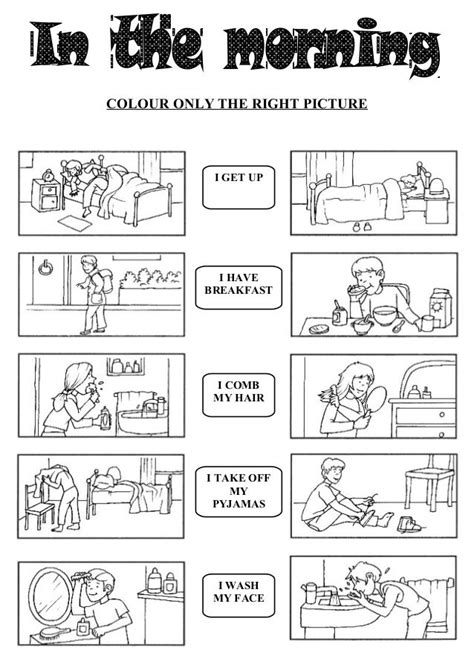 Daily Routines In The Morning