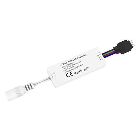 V3 M 3CH 2A DC12 24V Mini RF RGB LED Controller