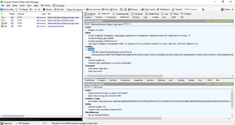 Html Post Using Code C Not Getting The Same Response As Browse