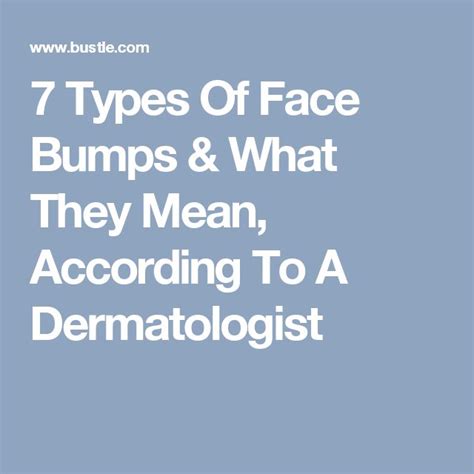 7 Types Of Face Bumps And What They Mean According To A Dermatologist Skin Bumps On Arms Bumps