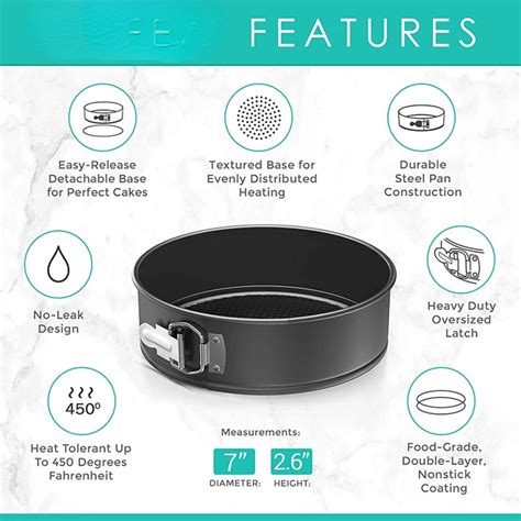 Perfect Versatile Essential Non Stick Round Carbon Steel Cake Pan