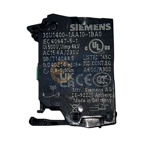 Siemens 3su1400 1aa10 1ba0 Sirius Act Series Selector Switch Actuator