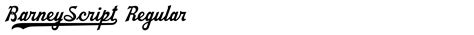 Barney Script Font Webfont And Desktop Myfonts