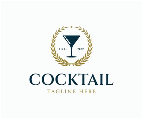 Cocktail Bar Logo Template Bar Logo Design 10624625 Vector Art At