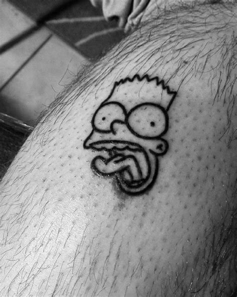 50 Cool Bart Simpson Tattoo Designs