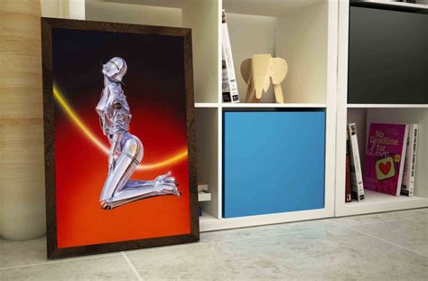 Sexy Robot Hajime Sorayama Poster Erotic Robot Print Hajime Sorayama Print Erotic Robot Poster