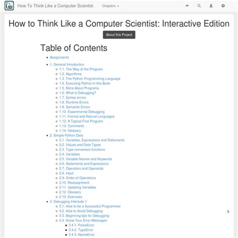 How To Think Like A Computer Scientist — How To Think Like A Computer Scientist Interactive