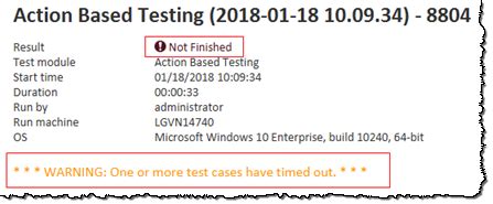Test Case Timeout