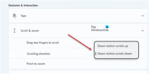 Reverse Mouse And Touchpads Scrolling Direction In Windows 11