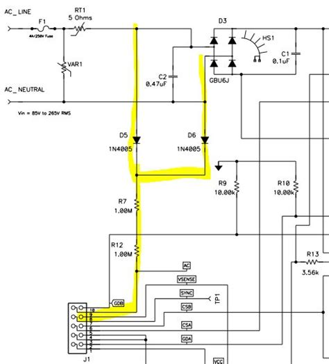 UCC28070 Input Sense Line On UCC28070 Power Management Forum Power Management TI E2E