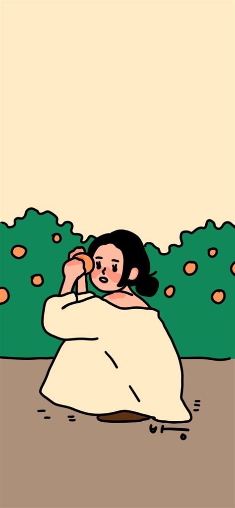 [일러스트]아이폰x 배경화면 공유 아이폰 배경화면 그림그리는방 네이버 블로그 배경화면 배경 귀여운 그림